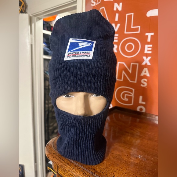 Accessories | Vintage Usps Mailman Pooh Shiesty Triple Blue Ski Mask 0s ...